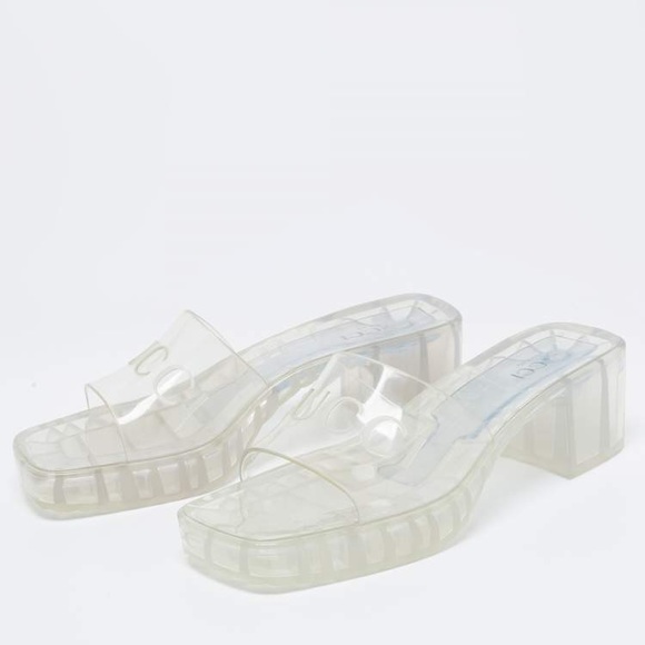 Shoes | Gucci Clear Platform Sandals | Poshmark